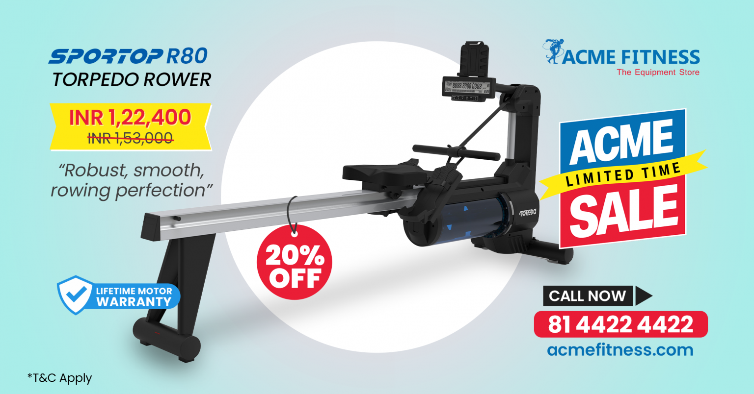 20% Off SPORTOP R80 Torpedo Rower This July 2024 - Premium Home Rowing